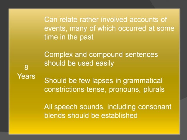 Stages Of Language Development Stages Of Language Development