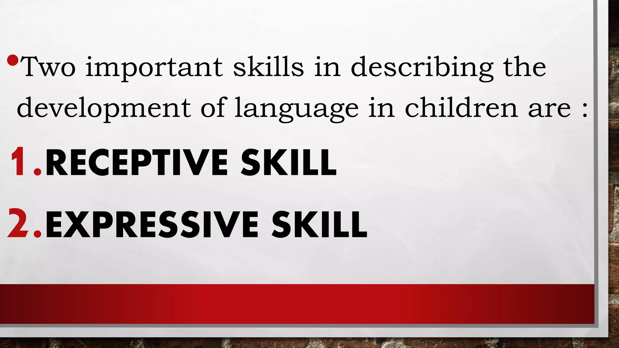 Stages of language development | PPTX