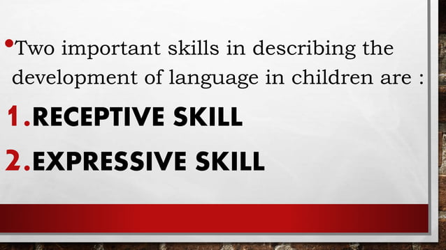 Stages of language development | PPTX