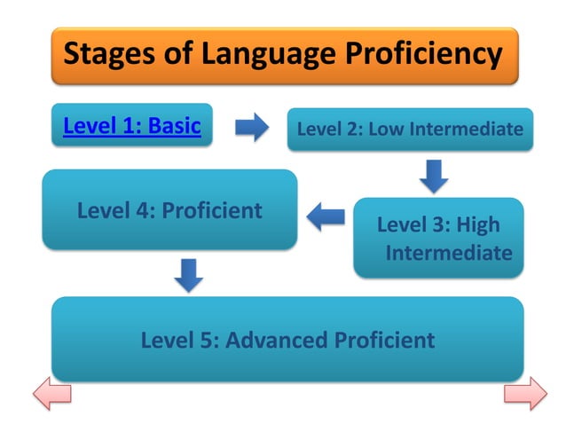 Stages of language proficiency | PPTX