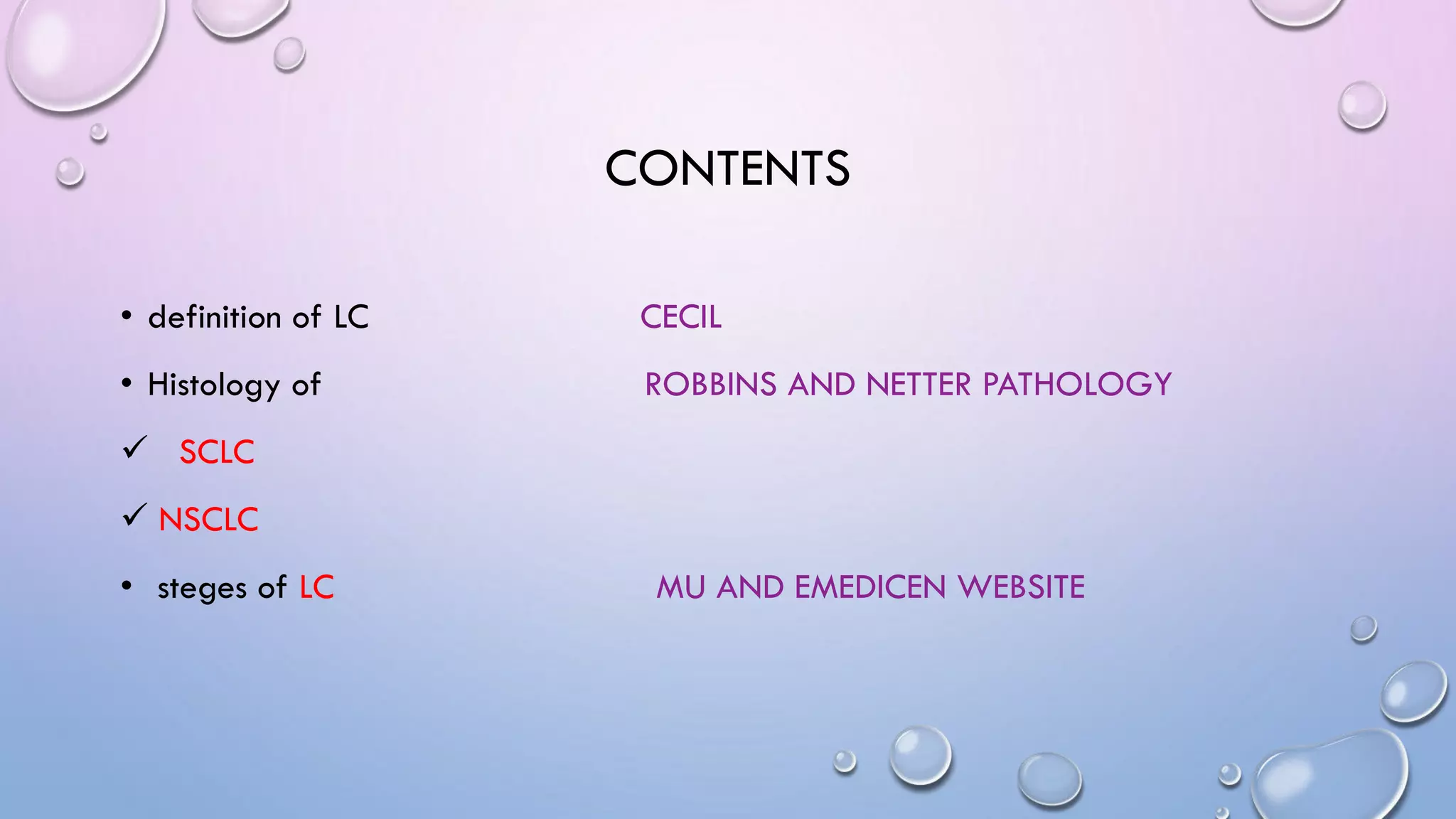 Stages of LC | PPTX