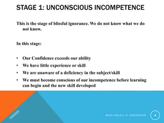 Stages of learning | PPTX