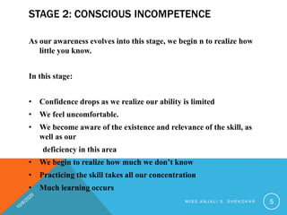 Stages of learning | PPTX