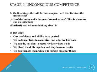 Stages of learning | PPTX