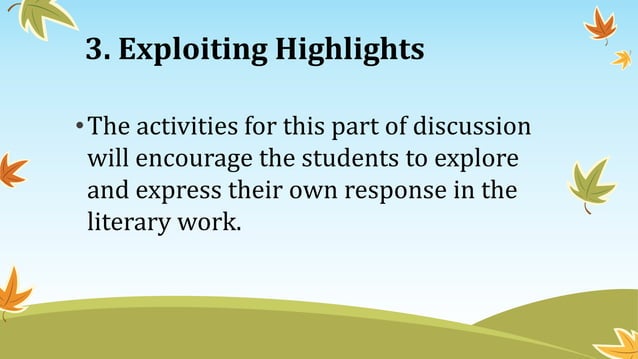 Stages of literature learning in the classroom sir literal | PPTX ...