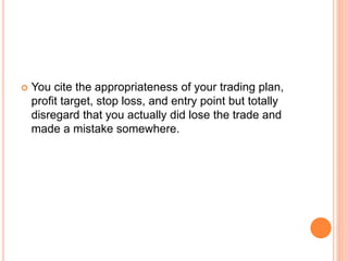 Stages of Loss in Forex | PPTX