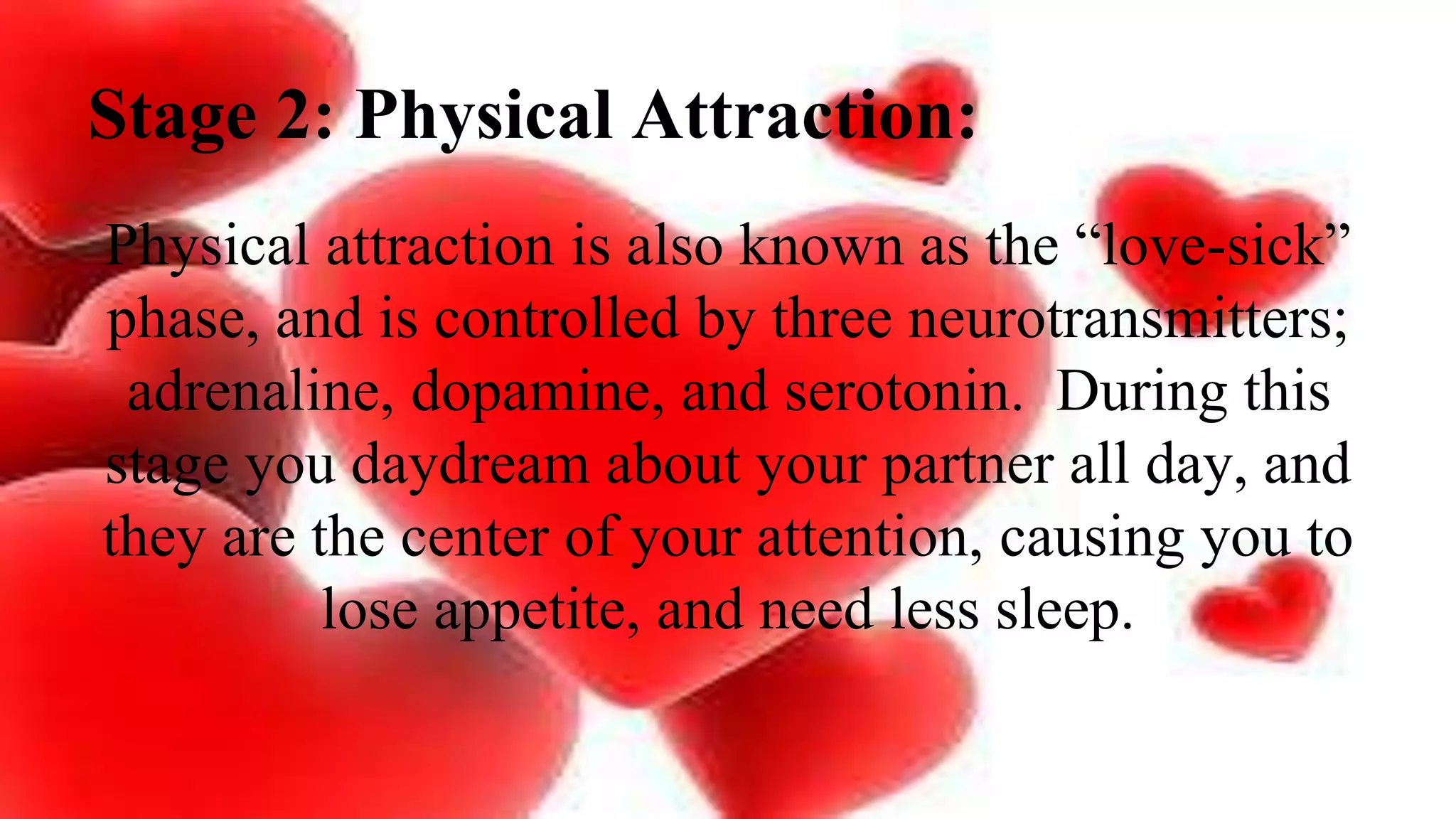 Stages of love/Neurochemistry of Love | PPTX