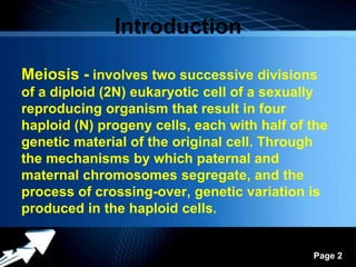 Stages of meoisis i (1) | PPTX