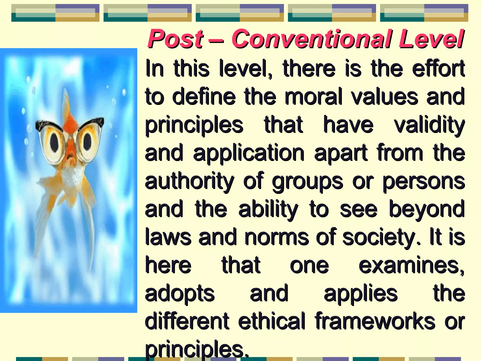 Stages of moral development | PPT