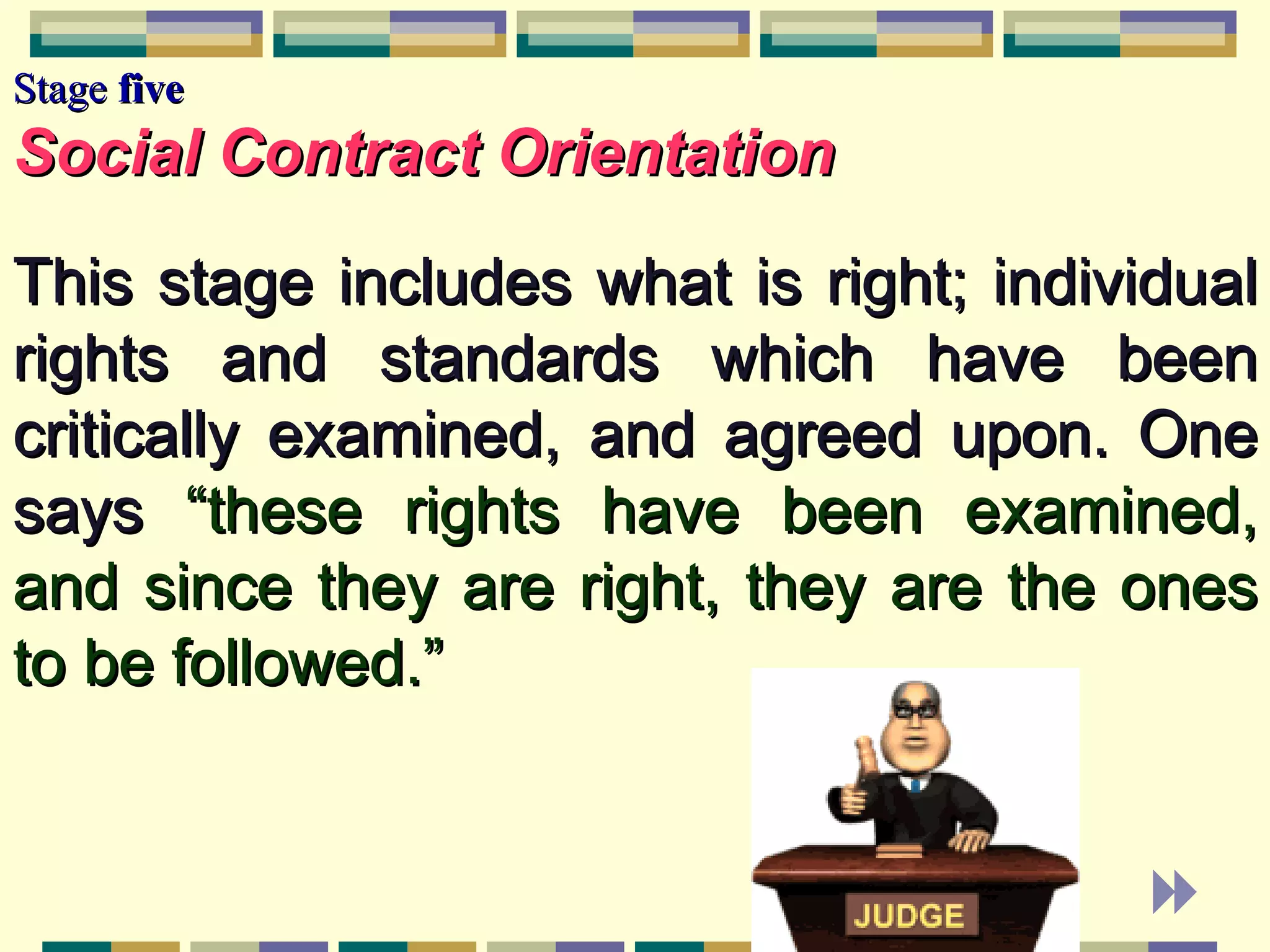Stages of moral development | PPT