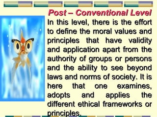 Stages of moral development | PPT