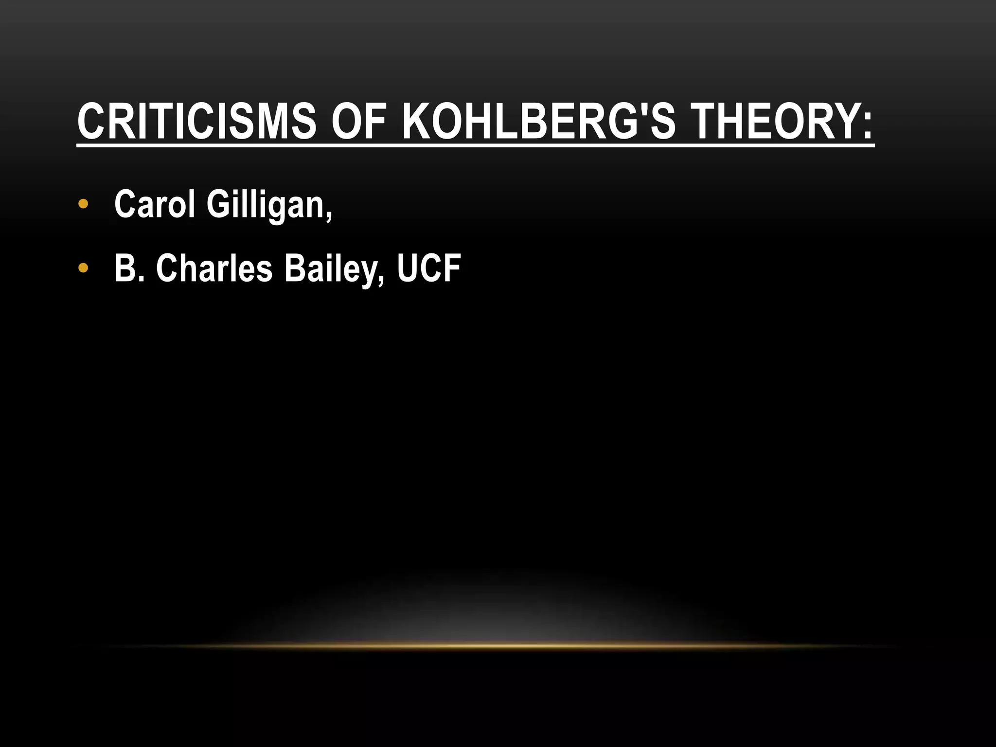 Stages of moral development by lawrence kohlberg (1971) | PPTX