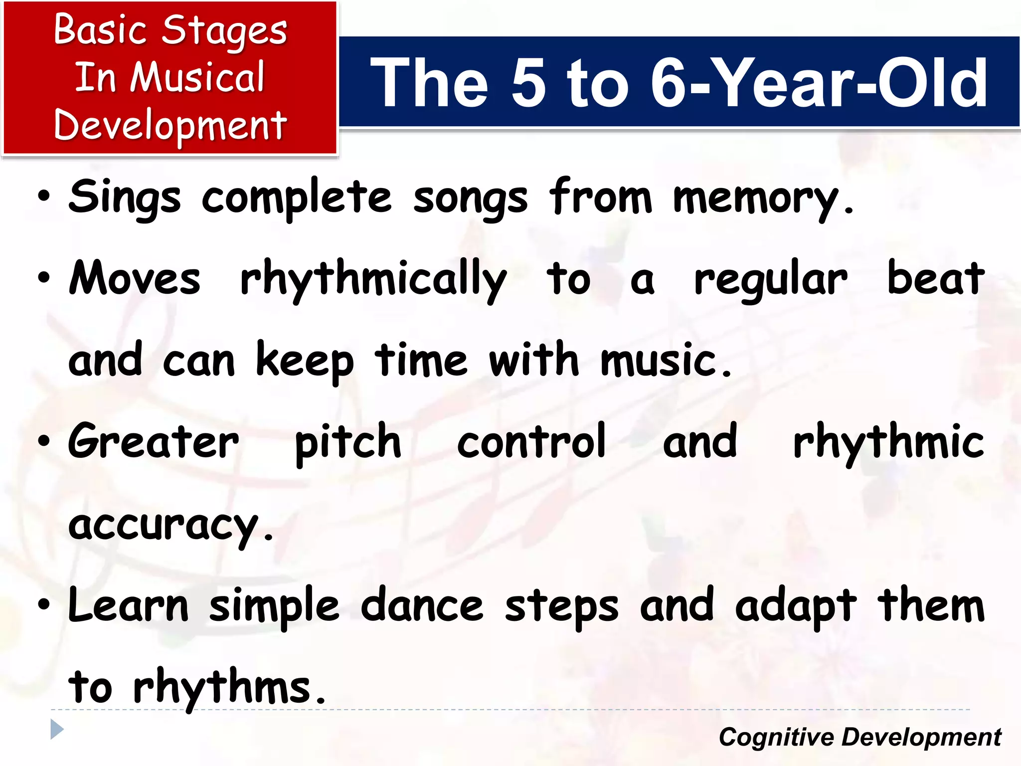 Stages of musical development | PPTX