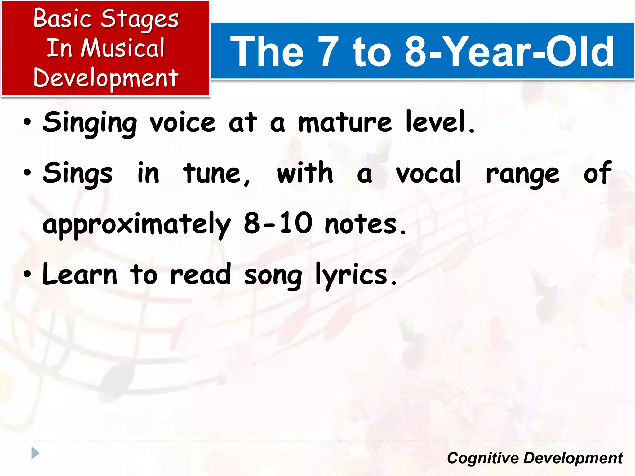 Stages of musical development | PPTX