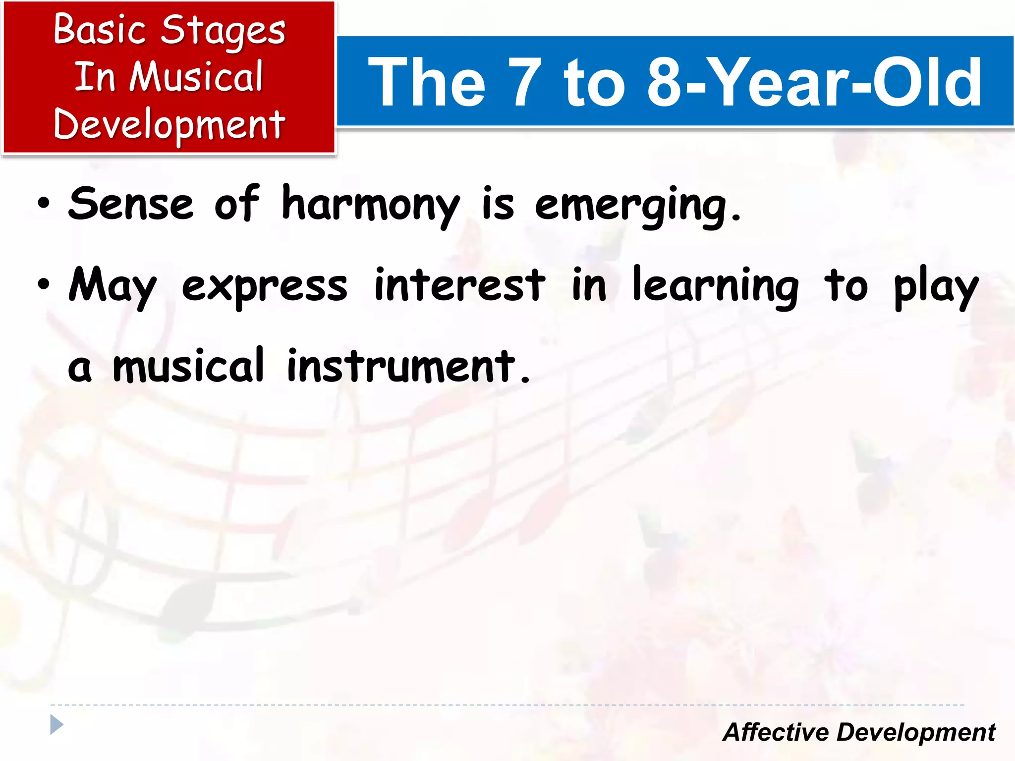 Stages of musical development | PPTX