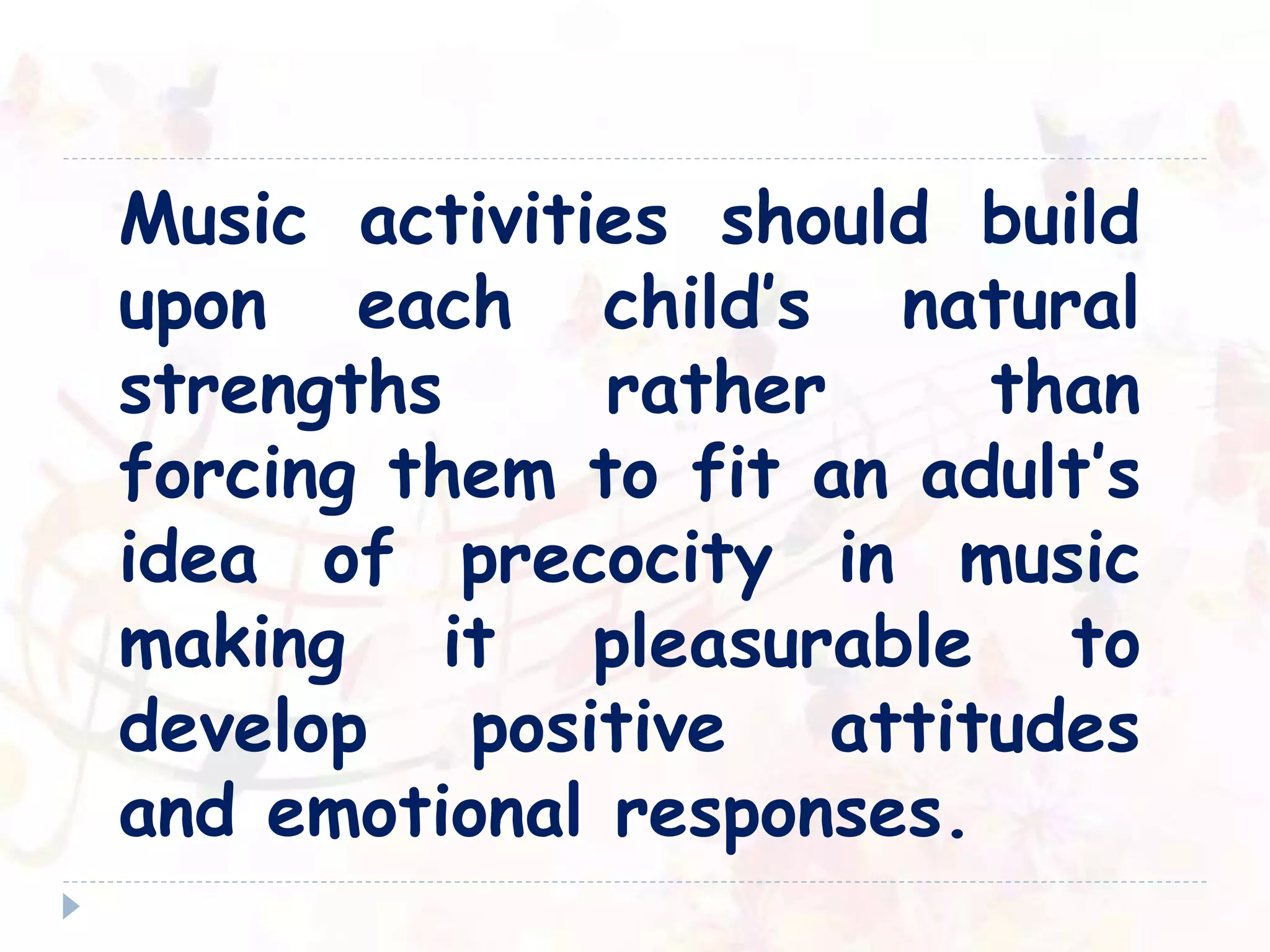 Stages of musical development | PPTX