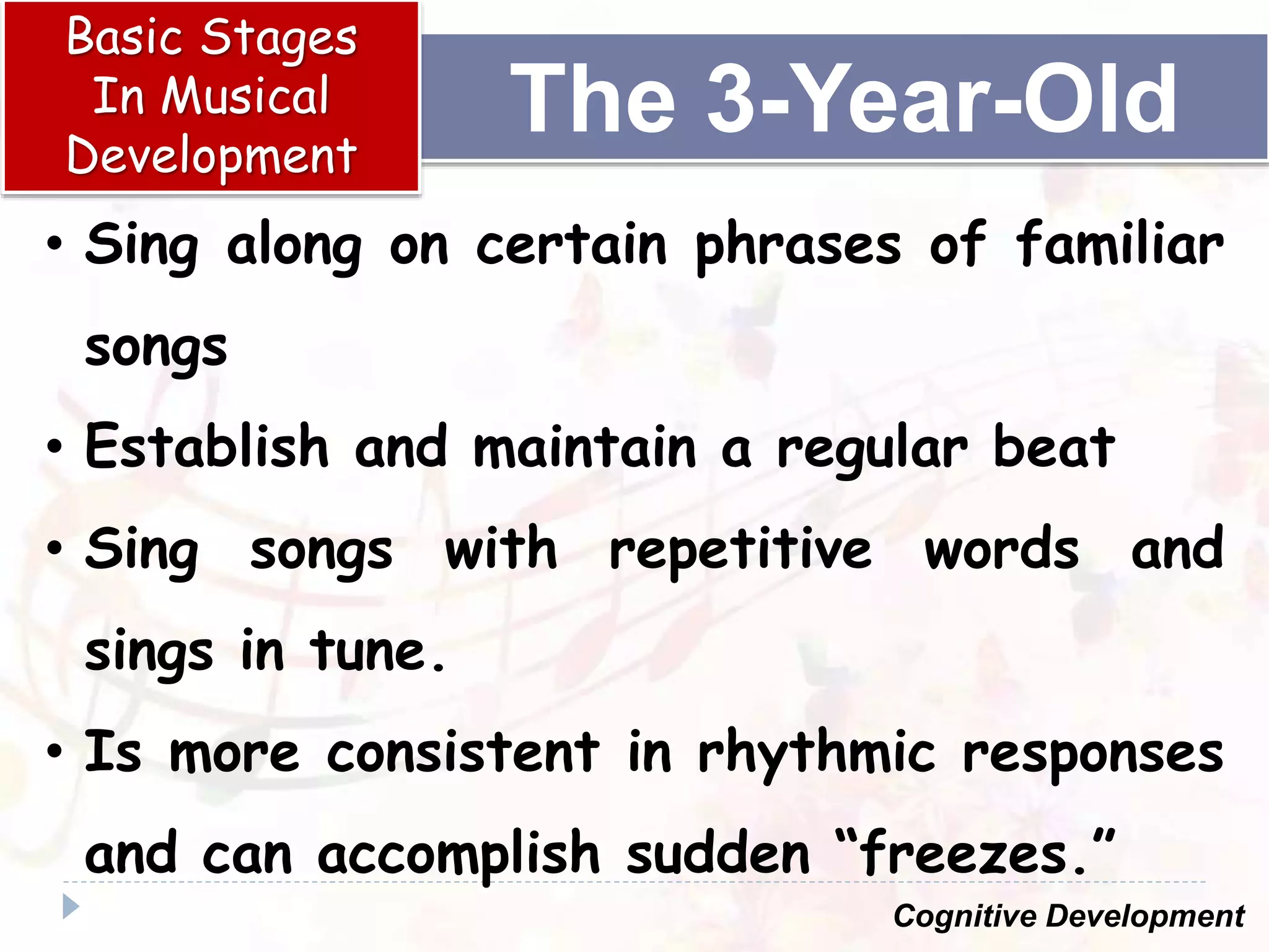 Stages of musical development | PPTX