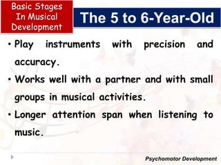 Stages of musical development | PPTX