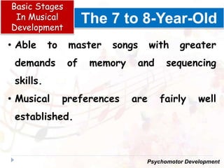 Stages of musical development | PPTX