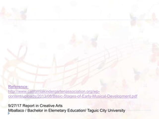 Stages of musical development | PPTX