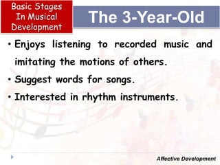 Stages of musical development | PPTX