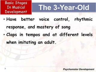 Stages of musical development | PPTX