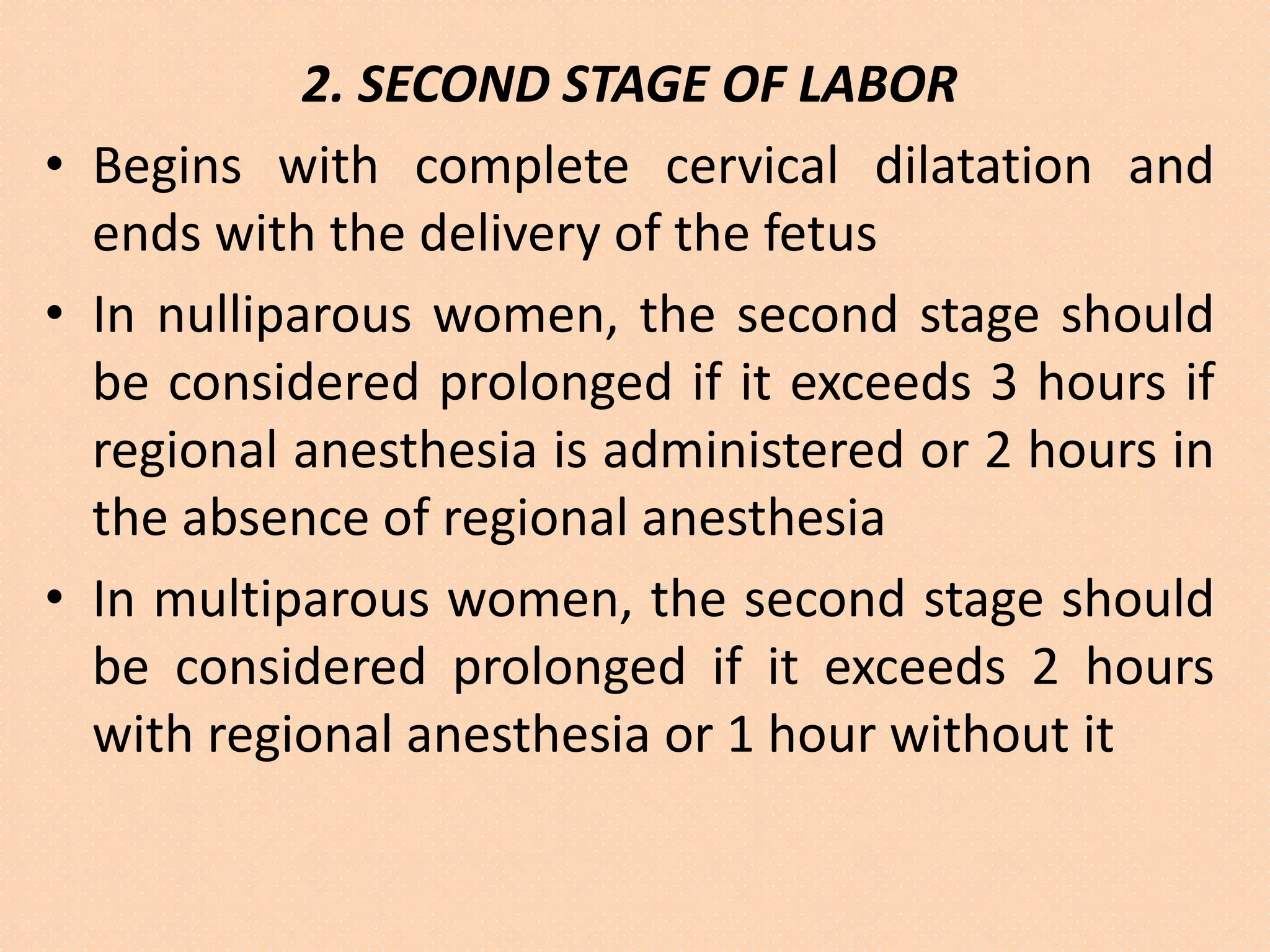 Stages of Normal Labor- easy explanation | PDF
