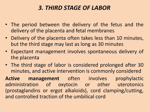 Stages of Normal Labor- easy explanation | PDF