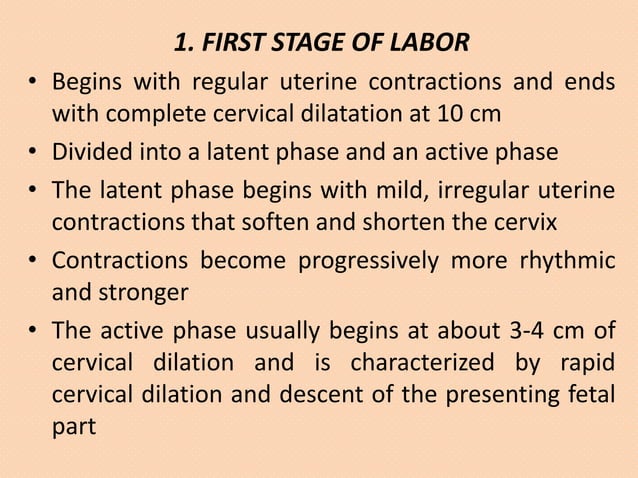 Stages of Normal Labor- easy explanation | PDF