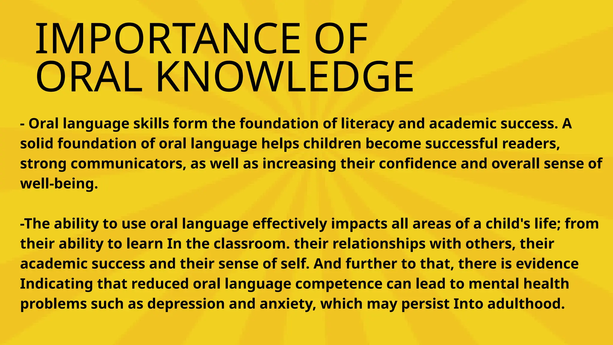 Stages of Oral Language Powerpoint .pptx