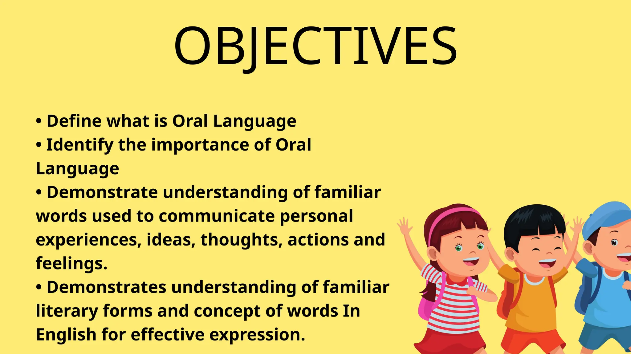 Stages of Oral Language Powerpoint .pptx