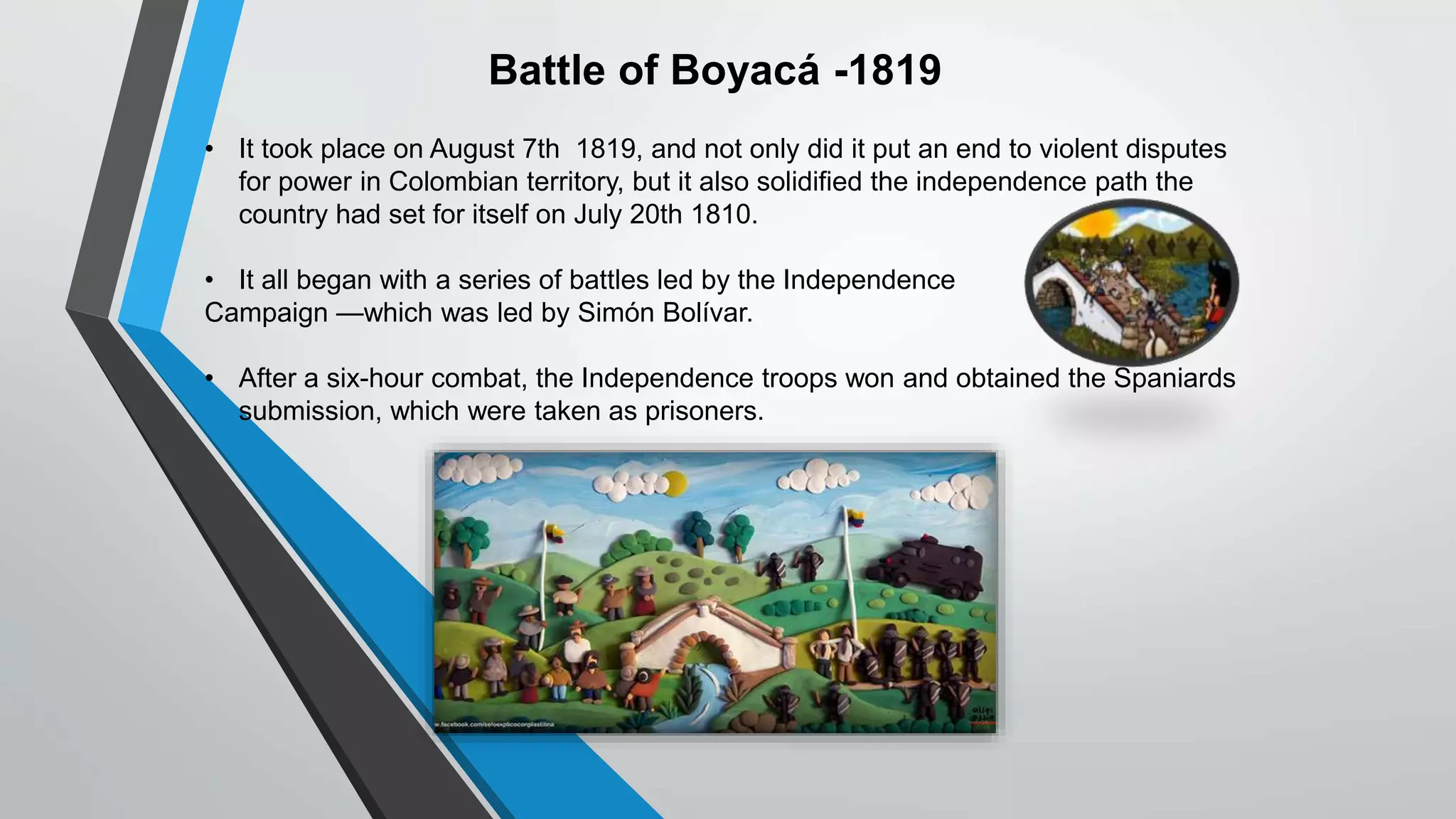 Stages of our colombian past. (independence) | PPTX