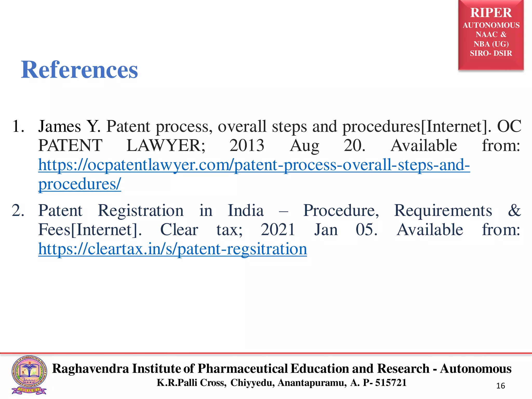 Stages/ Filing of Patenting | PDF