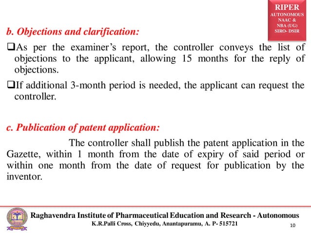 Stages/ Filing of Patenting | PDF | Computer Software and Applications ...