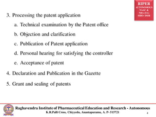 Stages/ Filing of Patenting | PDF