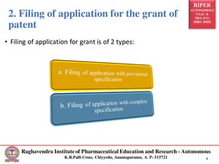 Stages/ Filing of Patenting | PDF