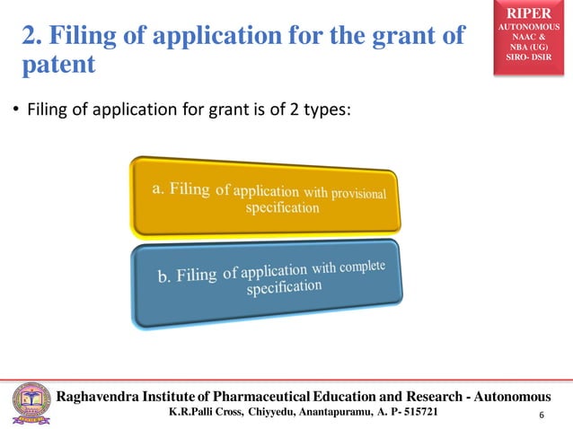 Stages/ Filing of Patenting | PDF | Computer Software and Applications ...