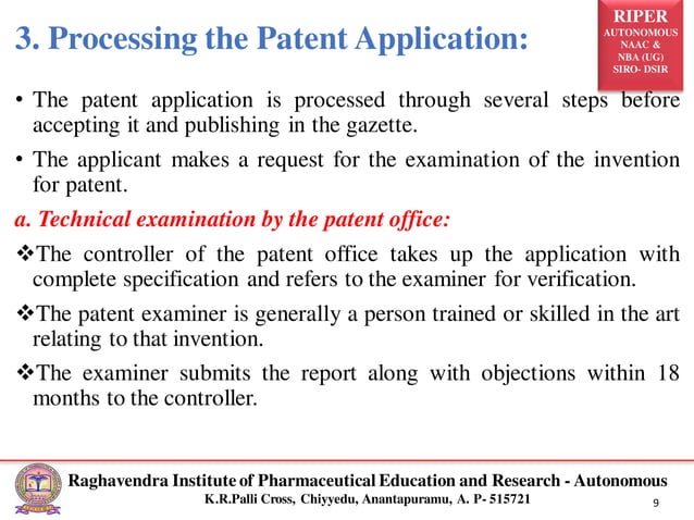 Stages/ Filing of Patenting | PDF | Computer Software and Applications ...