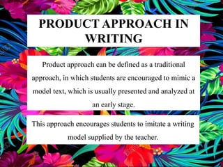 Stages of product approach by Azilah Abdullah | PPT
