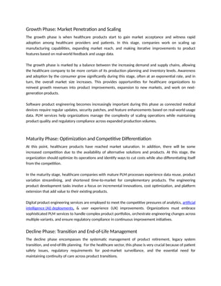Stages of Product Life Cycle Management in Healthcare Engineering.pptx