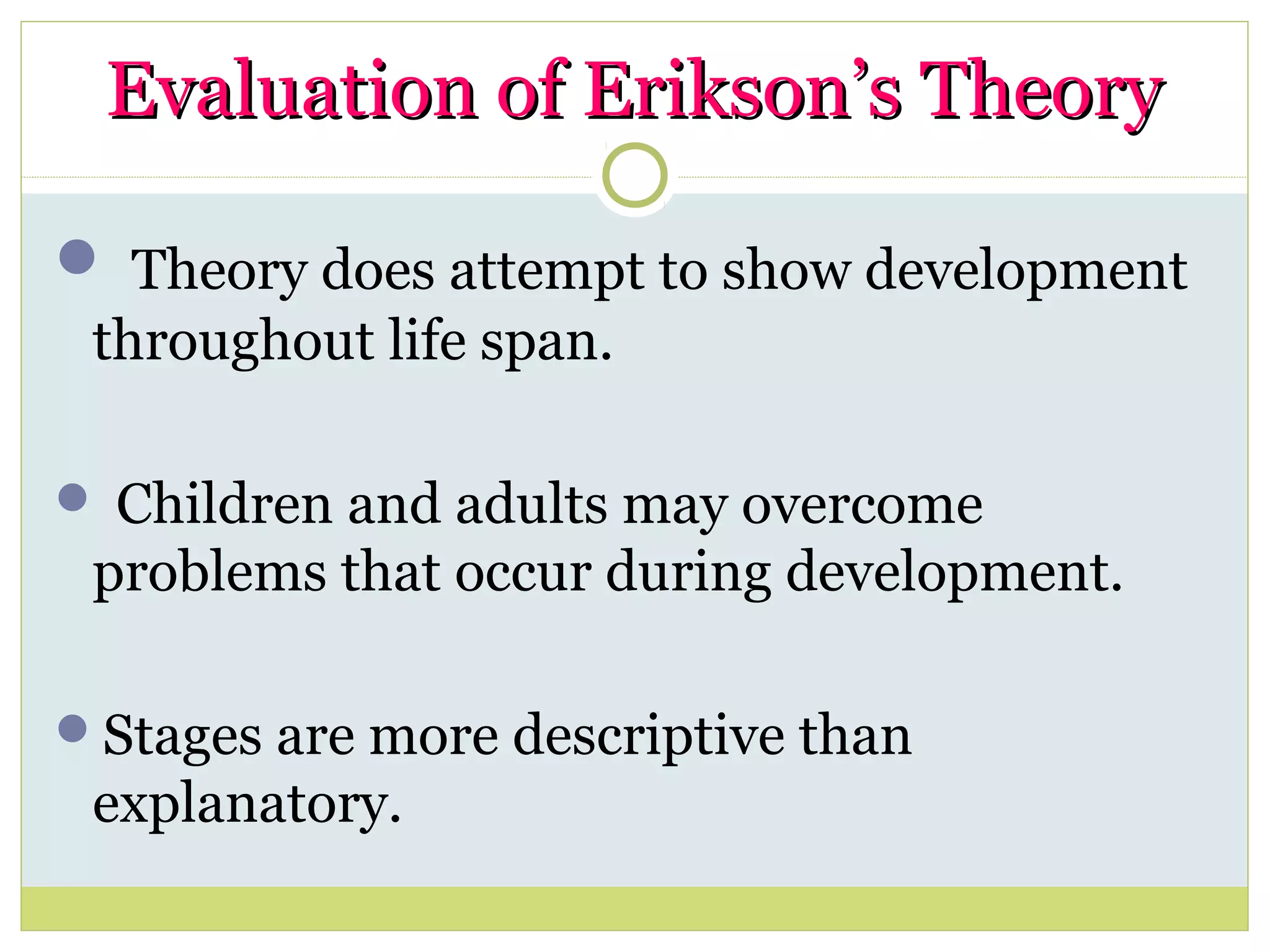 Stages Of Psychosocial Development | PPT