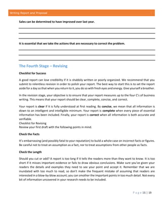 Stages of report writing | PDF | Desktop Publishing | Computer Software ...