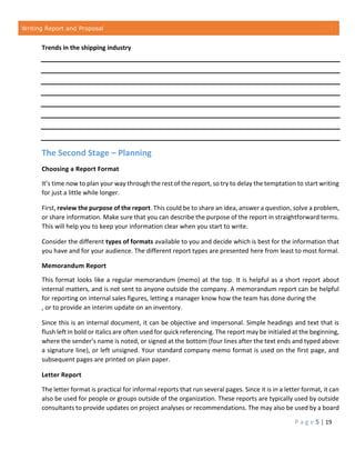Stages of report writing | PDF | Desktop Publishing | Computer Software ...
