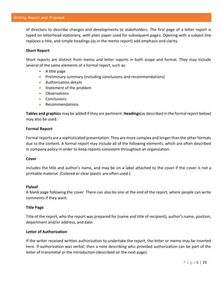 Stages of report writing | PDF | Desktop Publishing | Computer Software ...