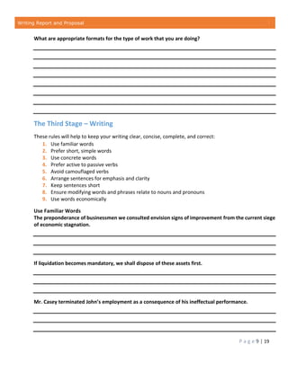 Stages of report writing | PDF | Desktop Publishing | Computer Software ...