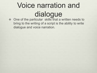 Stages of script development | PPT