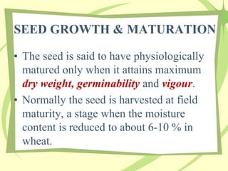 Stages of seed development | PPTX