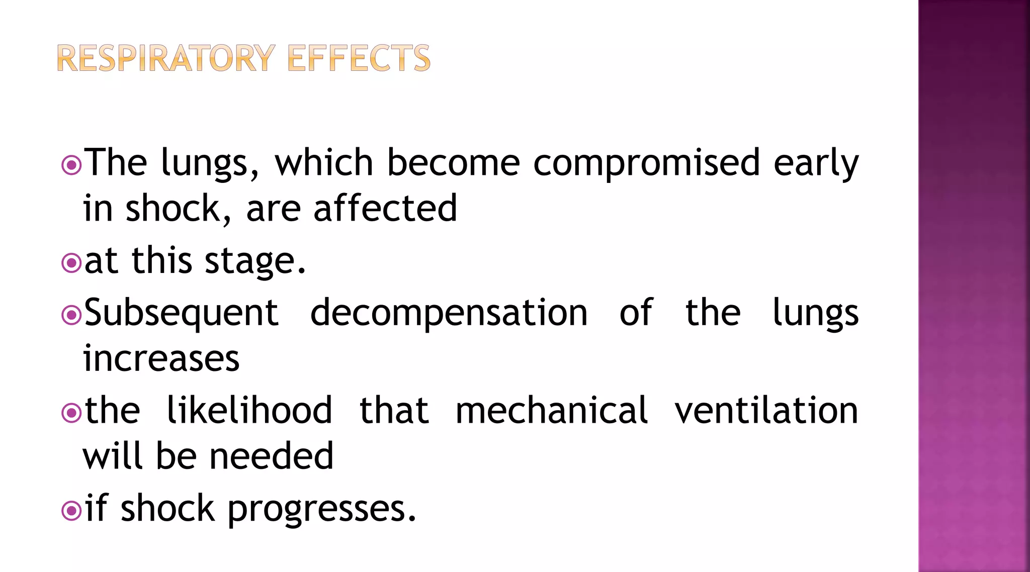 Stages of shock | PPTX