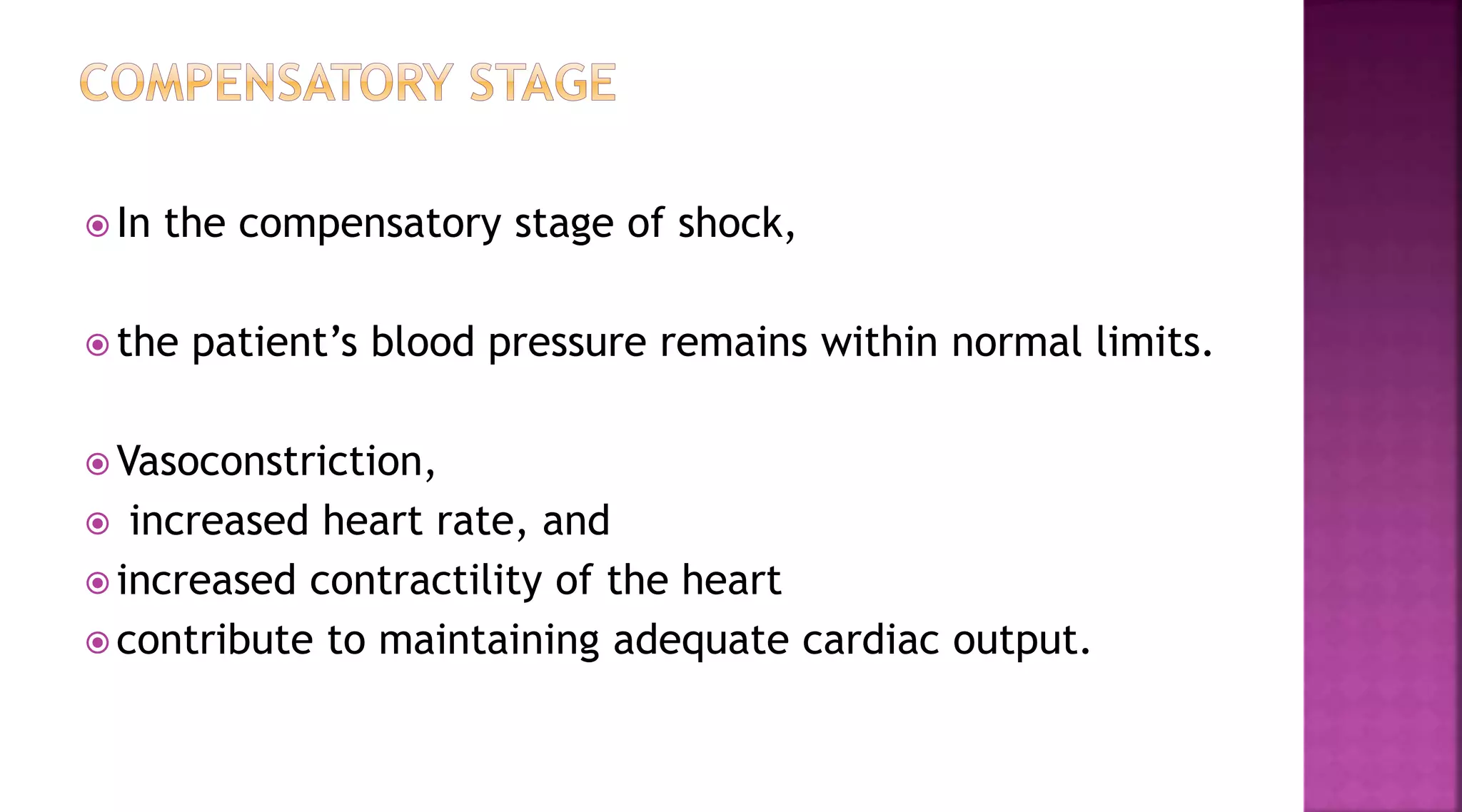 Stages of shock | PPTX
