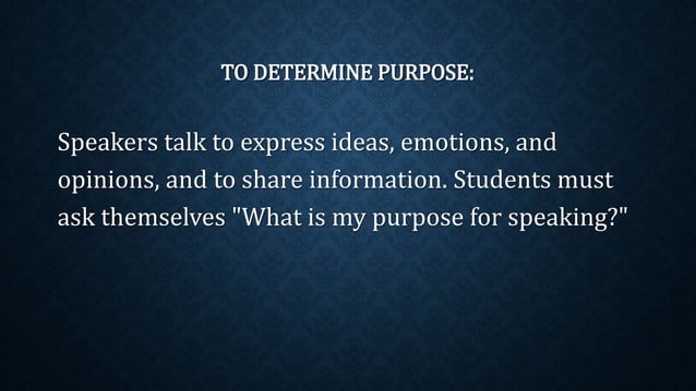 Stages of speaking | PPTX | Educational Assessment | Education